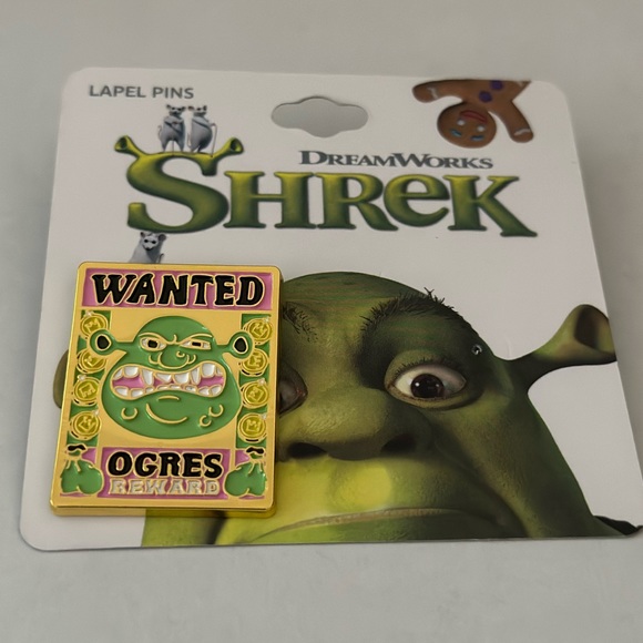Boxlunch | Other | Shrek Wanted Sign Enamel Pin Set Boxlunch Exclusive ...